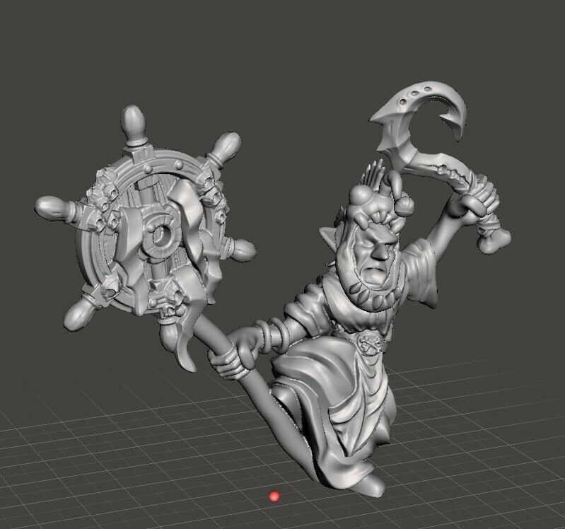 👺 Goblin Pirate Wizard・Free 3D File for ・Cults