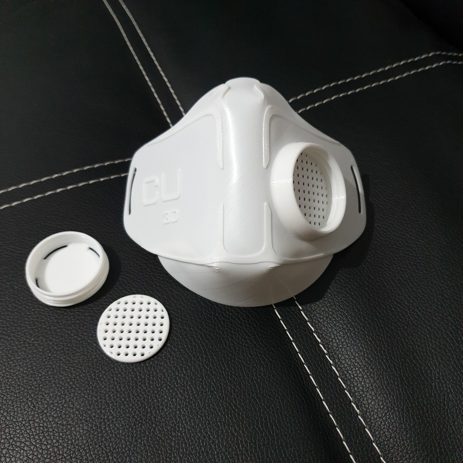 🔧 N95 masks against Coronavirus COVID19 #HackThePandemic・3D Print with ...