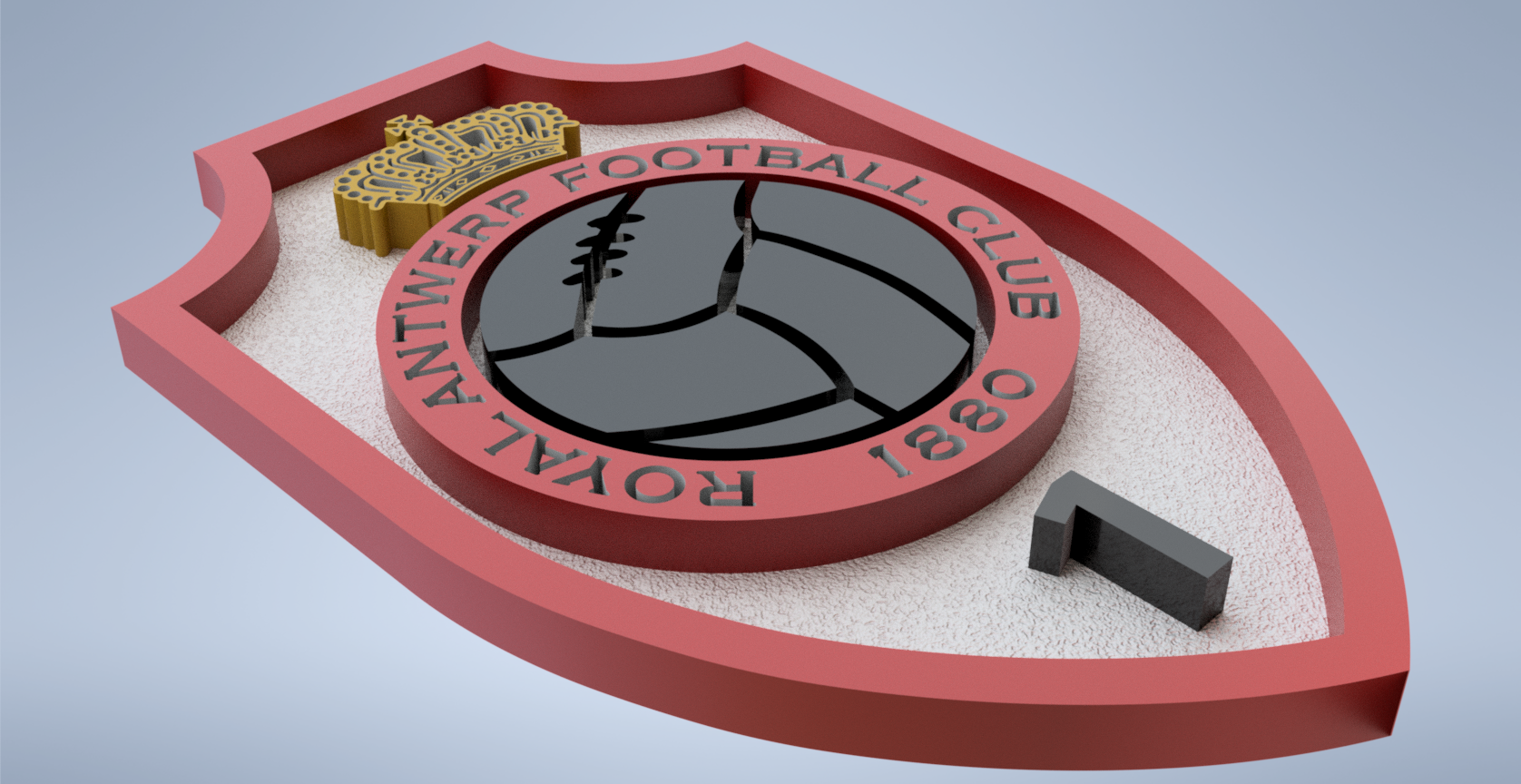 Fichier STL Logo du RAFC 🏈 ・Objet imprimable en 3D à télécharger・Cults