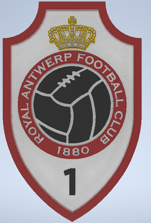 Fichier STL Logo du RAFC 🏈 ・Objet imprimable en 3D à télécharger・Cults