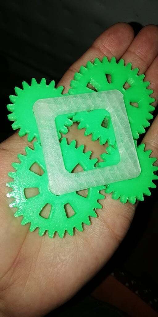 3D print Four gears・Cults
