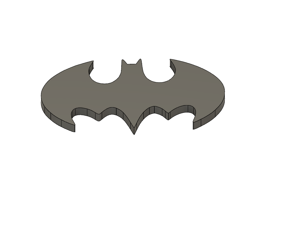 OBJ file Batman logo 📱 ・3D print model to download・Cults