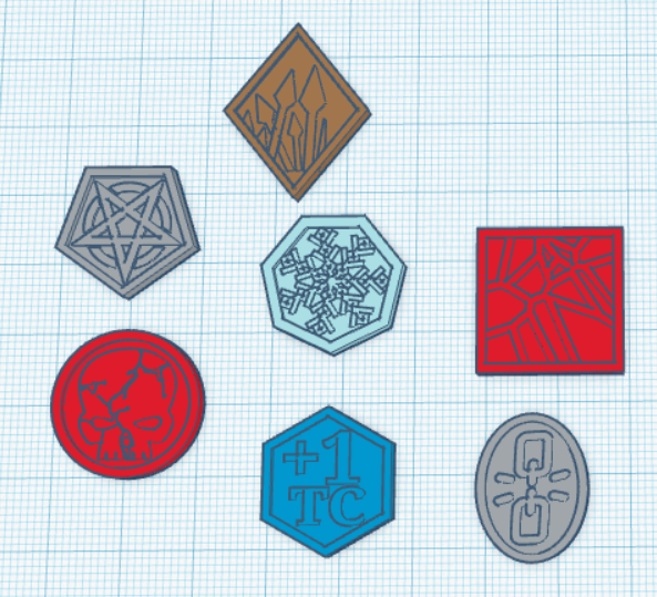 Free 3D file Kings of War v3 status tokens 🧸 ・3D printing template to ...