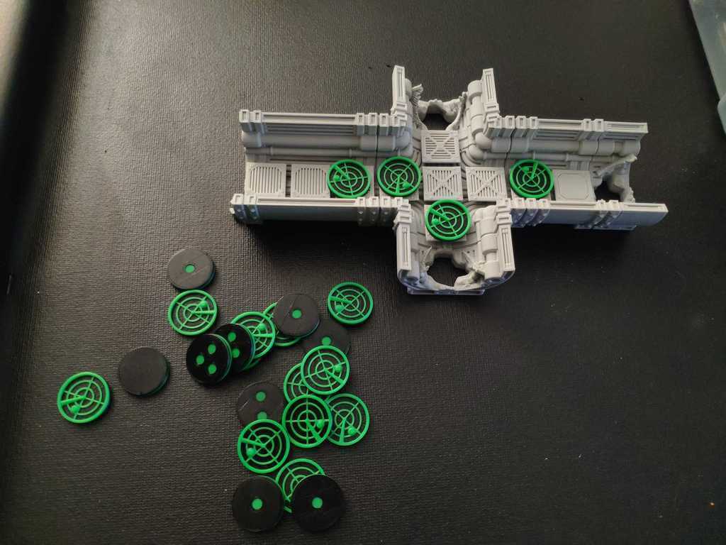 🛰 Space Hulk Blip tokens・Free STL File for 3D printing・Cults