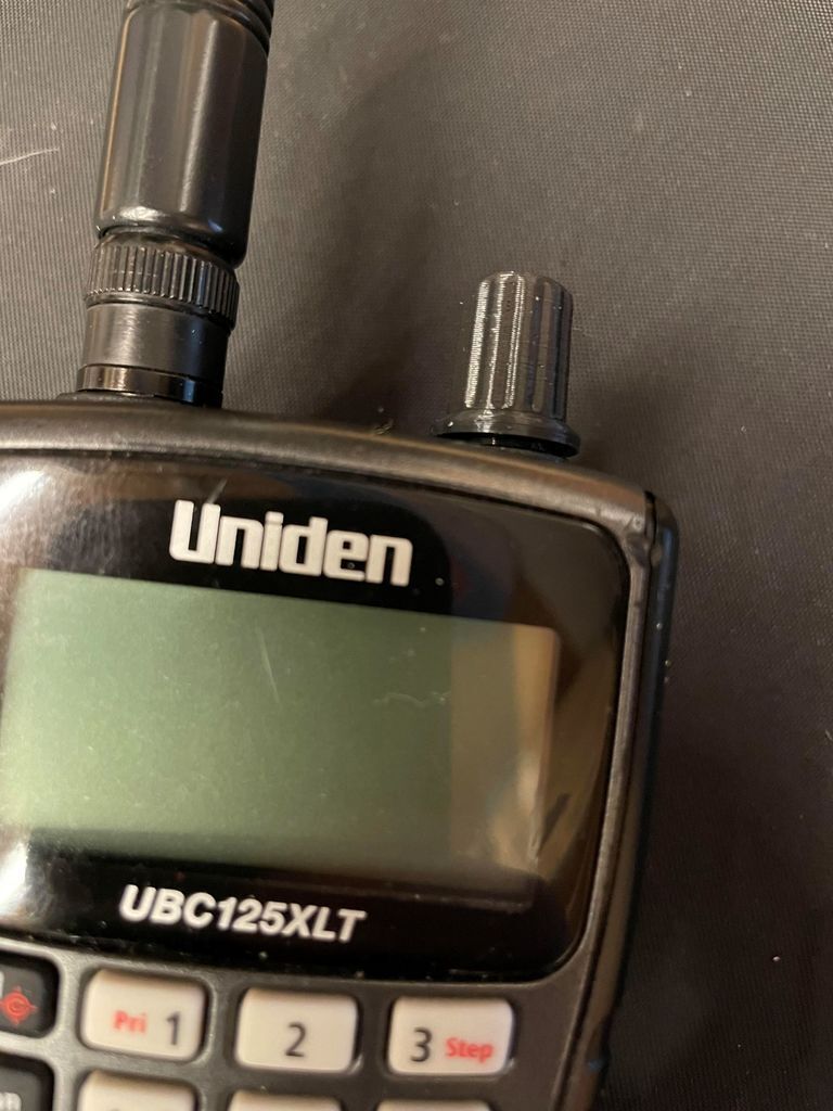 Free STL file Uniden Bearcat UBC125XLT knob 👽 ・Design to download and ...