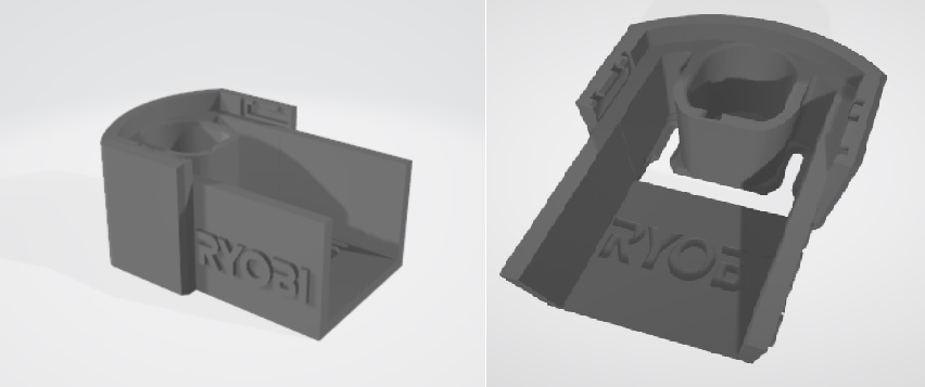 STL file Ryobi Themed Battery Holder 🔋・3D printing idea to download・Cults