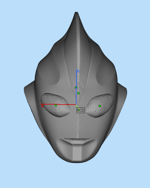 STL file Ultraman TIGA helmet（mask） 👽 ・3D printable design to download ...