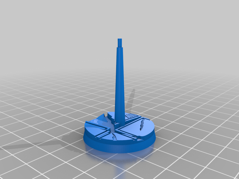 🕍 32mm Cracked Temple Flight Stands・Free STL File for ・Cults