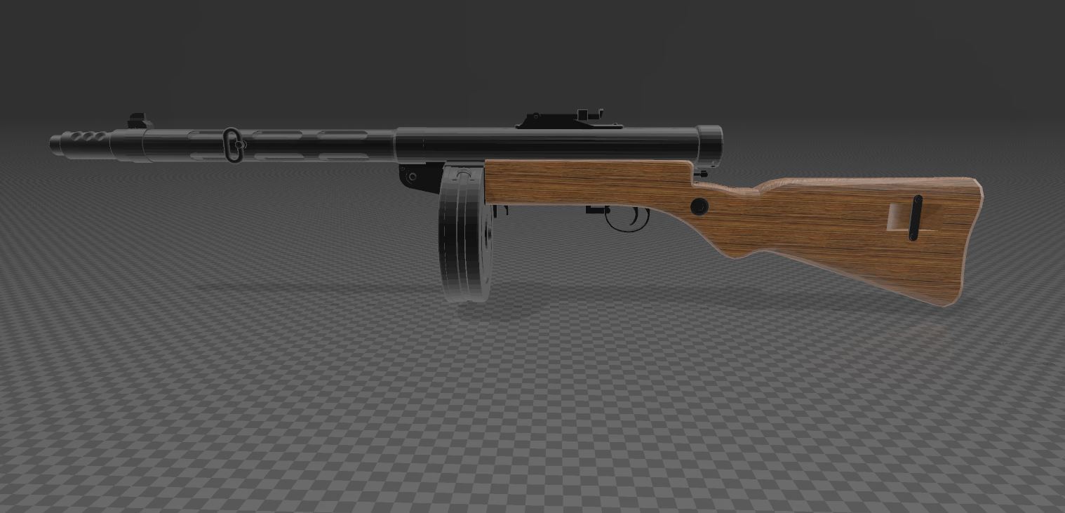 🔫 Suomi KP-31・ STL File for ・Cults