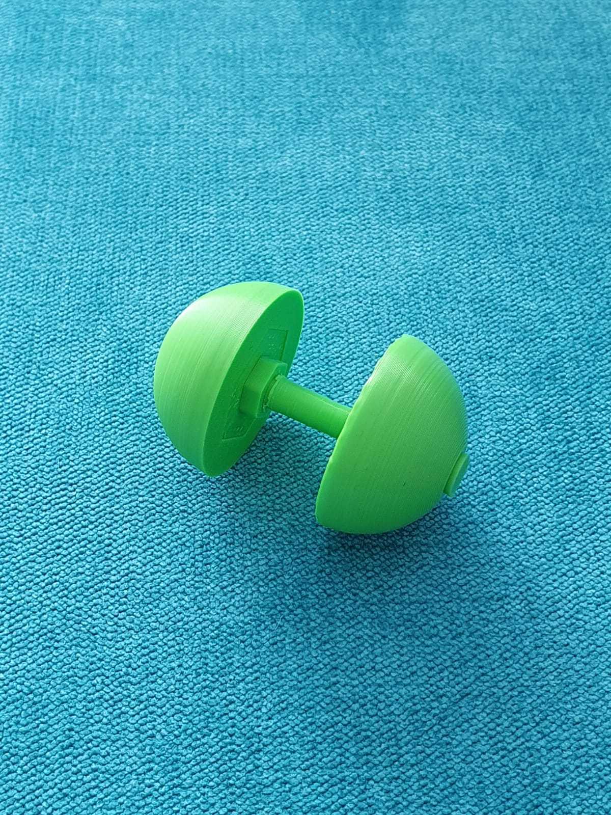 Free STL file Split sphere spinning top 🔝 ・3D print design to download ...