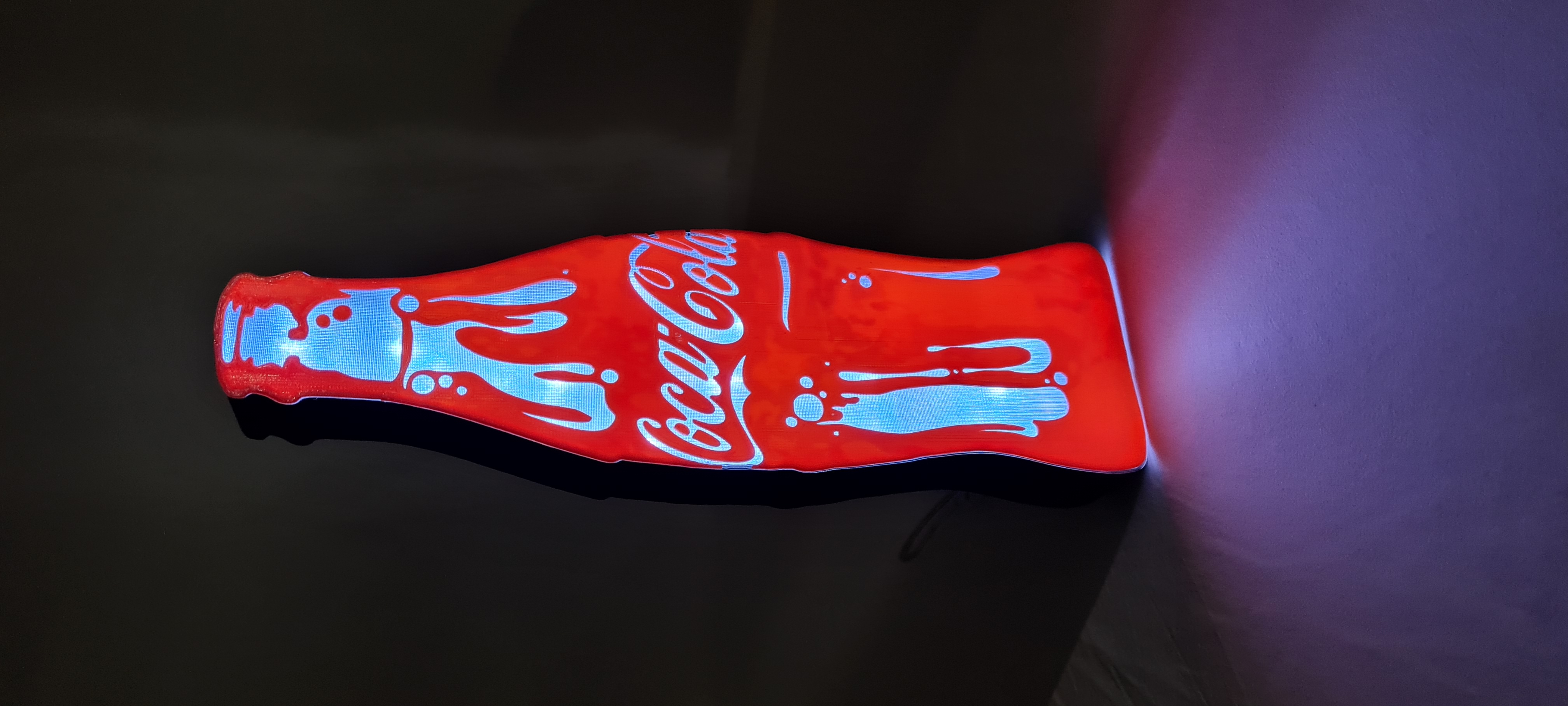 Botella De Coca Cola De Neón