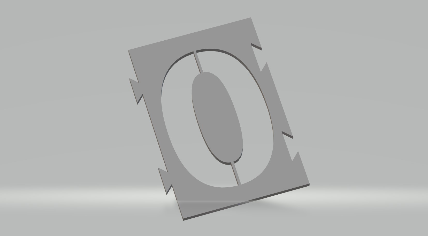 STL file Stencil number "0" for spray paint, brush, airbrush. 🎨 ・3D ...