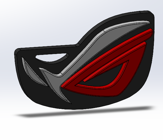 🗝️ Asus ROG logo keychain・ STL File for ・Cults