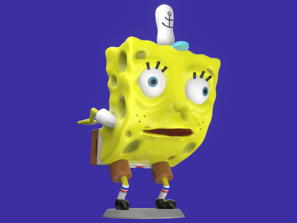 👦 7 Printable models Spongebob memes pack print・ 3D File for ・Cults
