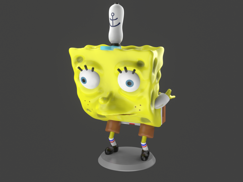 Archivo 3D Spongebob funny meme sculpture 3D print 🗿 ・Plan imprimible ...