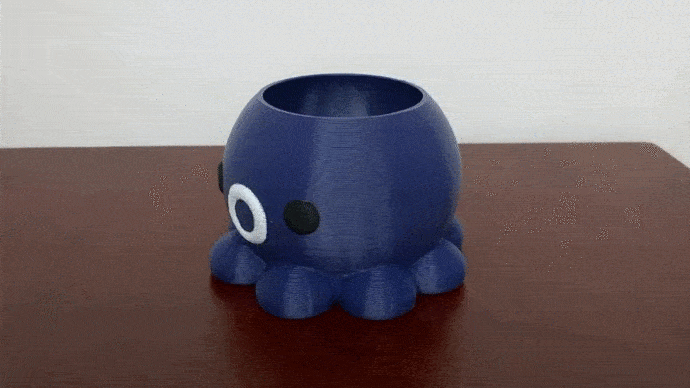STL file Octopus Pot Plant Planter House decor 🐙 (OBJ)・3D printable ...
