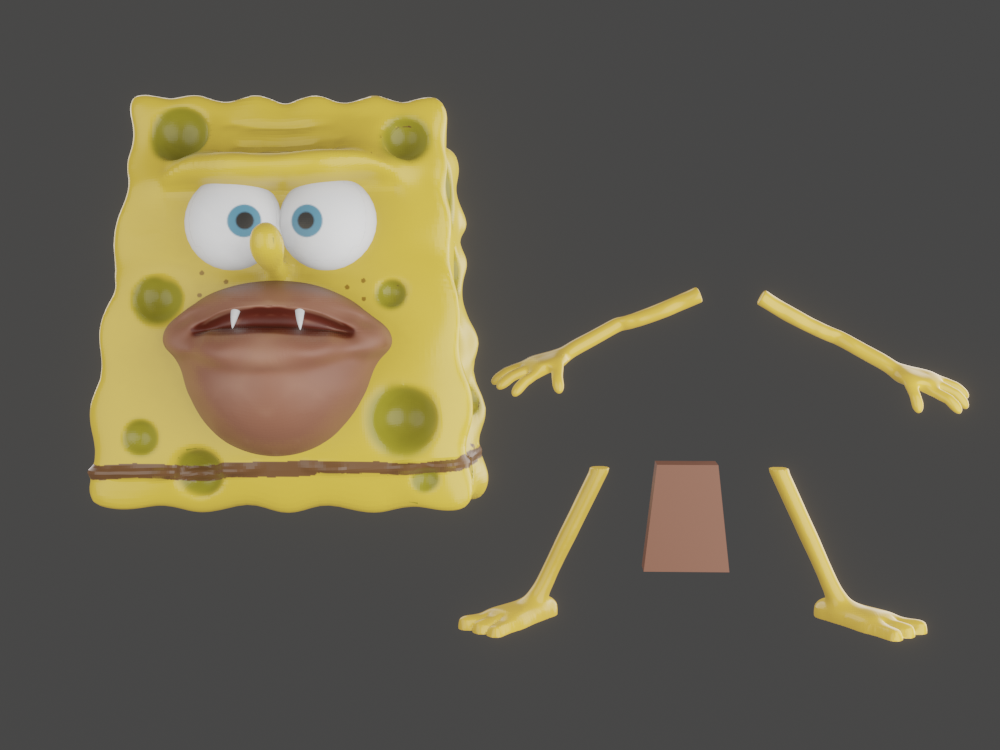 👦 7 Printable models Spongebob memes pack print・ 3D File for ・Cults