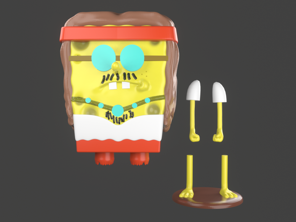 3D file 7 Printable models Spongebob memes pack print 👦 ・3D printable ...