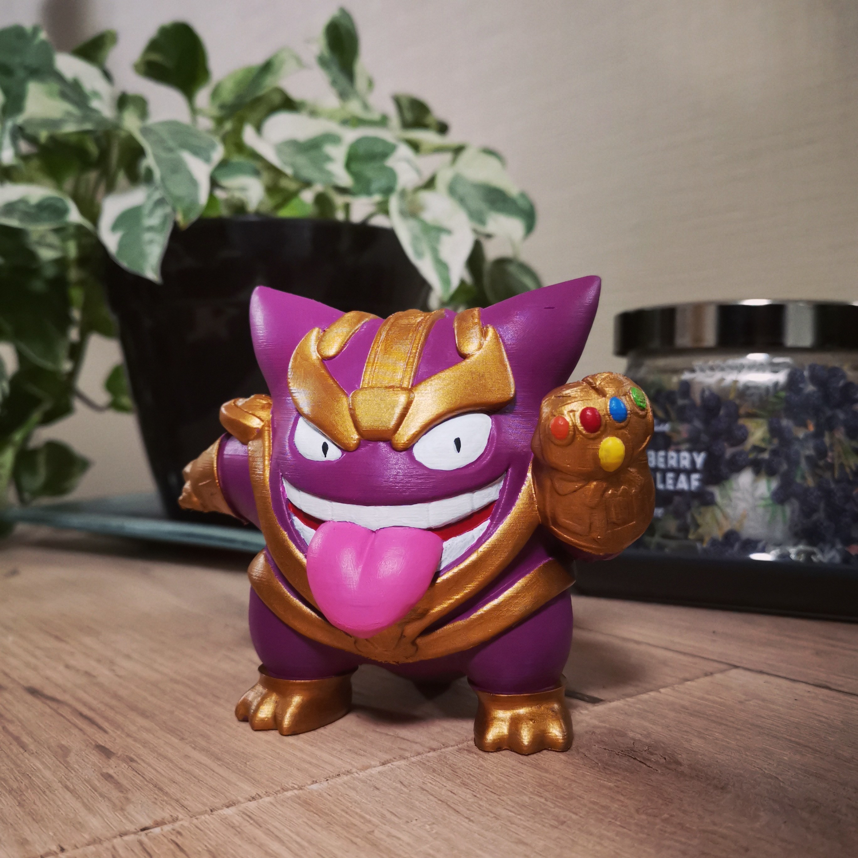 3D printed Thangar (Thanos Gengar) • made with Sovol SV01・Cults
