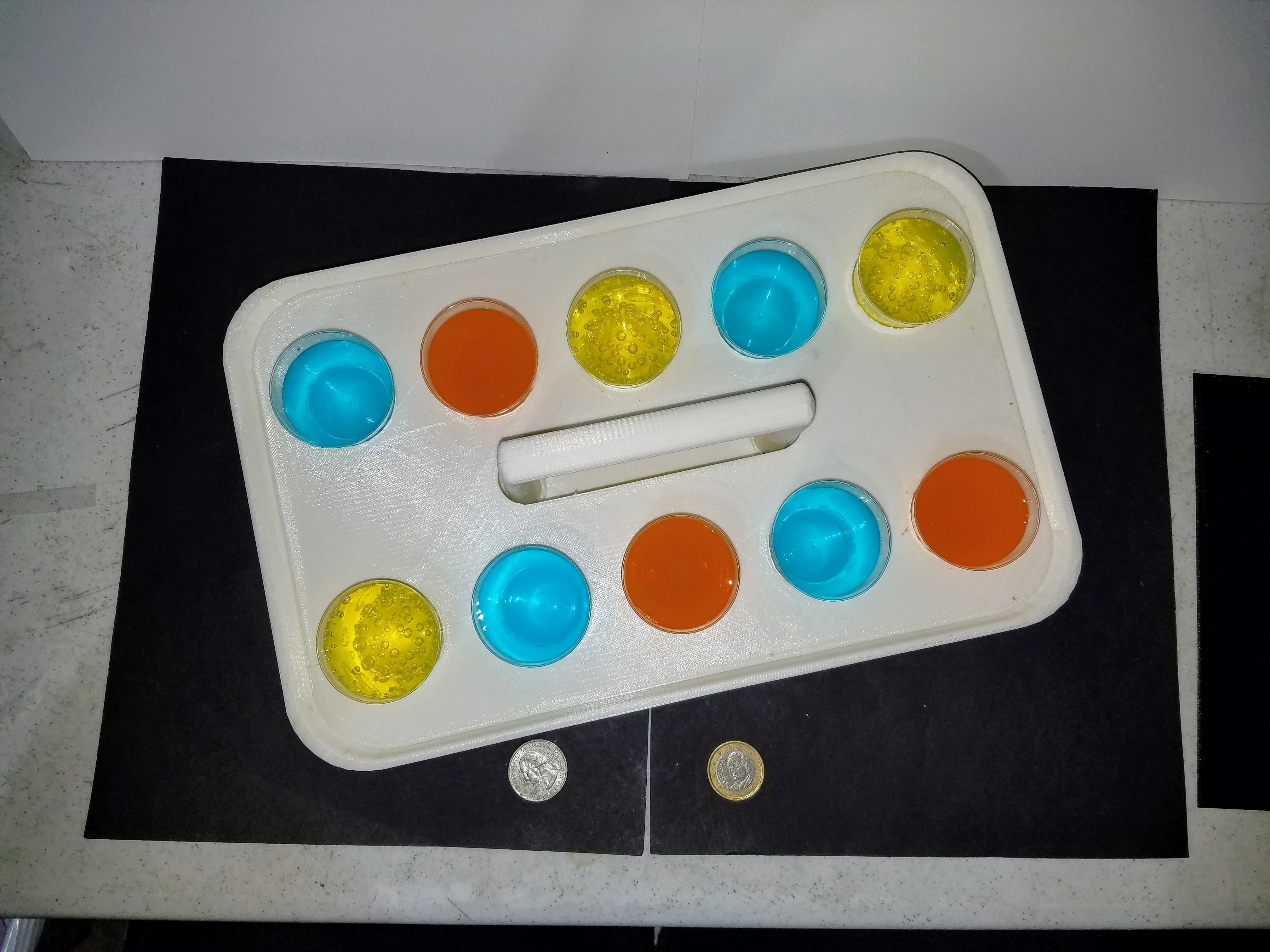 ⛪ LDS/Mormon Style Sacrament/Shot Glass Tray・ STL File for ・Cults