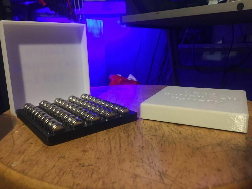 Free 3D file LR44 Button Cell Battery Storage. 🔋・Object to download and ...