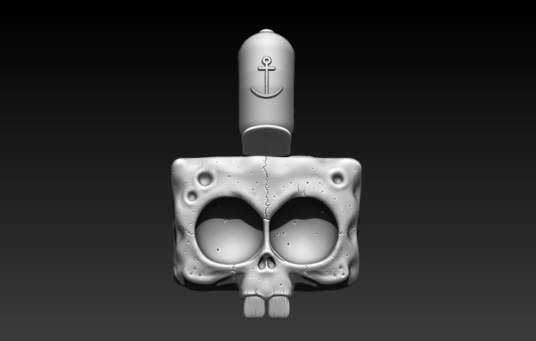 Archivo STL SPONGE BOB SKULL 🧽 ・Objeto imprimible en 3D para descargar・Cults