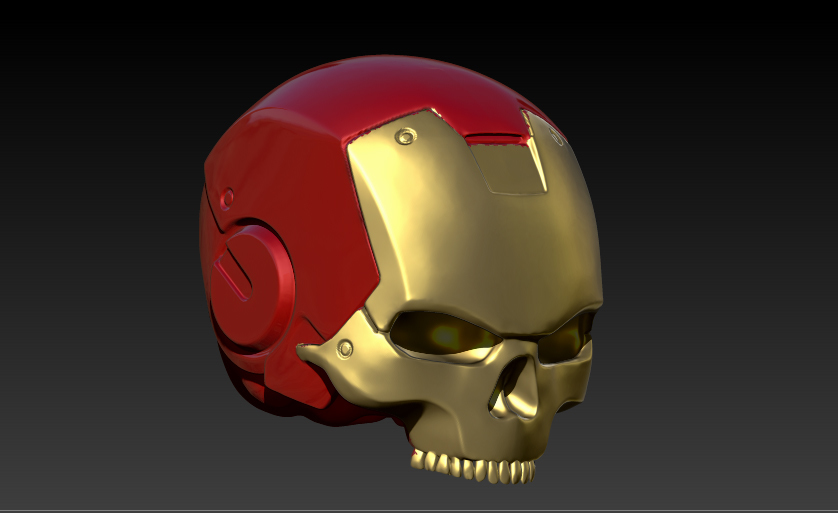 STL file IRON MAN SKULL 👨 ・3D printer model to download・Cults