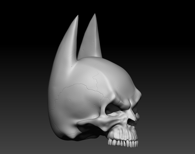 STL file batman skull 💀 ・3D printable model to download・Cults