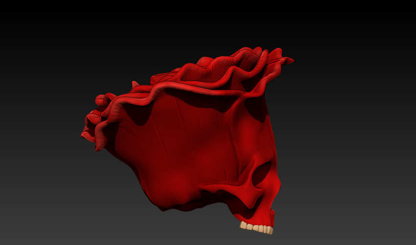 🌹 ROSE SKULL・ STL File for ・Cults