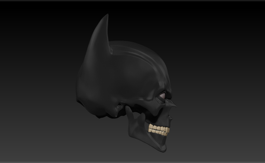 💀 batman skull V2・ STL File for ・Cults