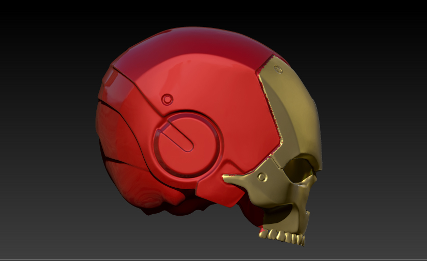 STL file IRON MAN SKULL 👨 ・3D printer model to download・Cults