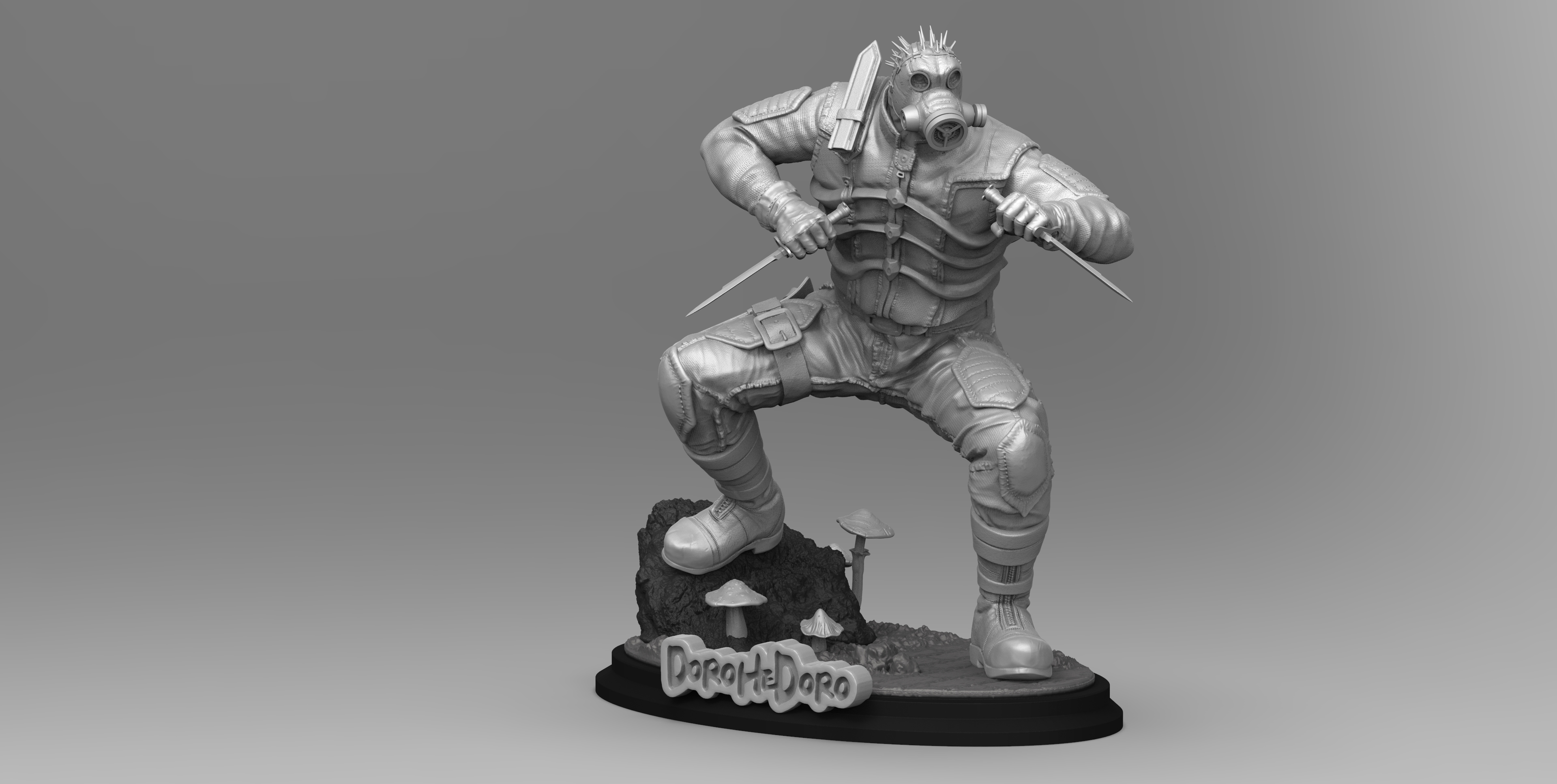 STL file kaiman dorohedoro 👤 ・3D printable model to download・Cults