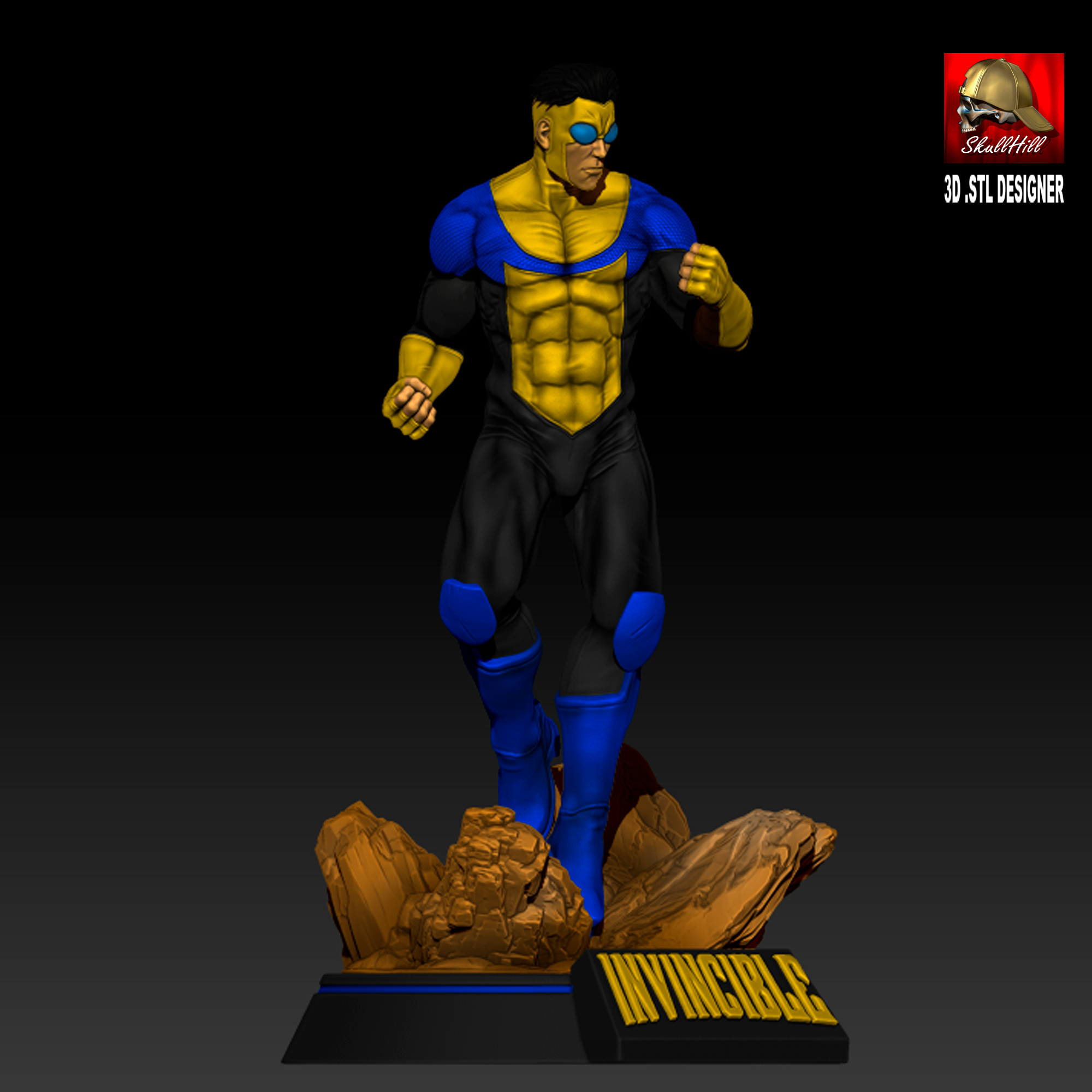 🦸 invincible・ STL File for ・Cults