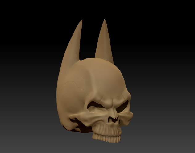 STL file batman skull 💀 ・3D printable model to download・Cults