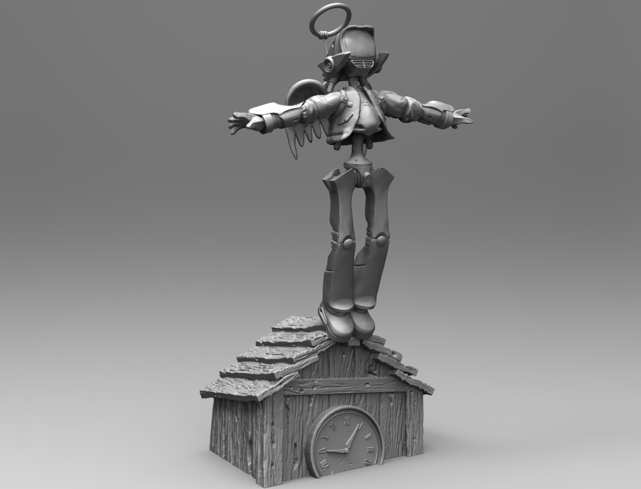 👼 canti angel flcl・ 3D File for ・Cults