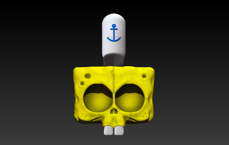 Archivo STL SPONGE BOB SKULL 🧽 ・Objeto imprimible en 3D para descargar・Cults