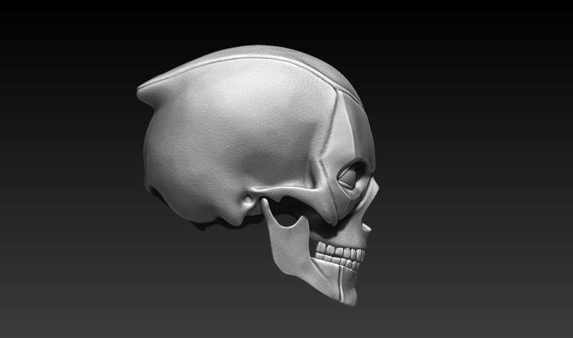 💀 DEADPOOL SKULL V2・ STL File for ・Cults