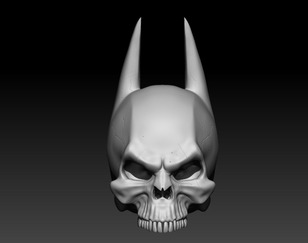 STL file batman skull 💀 ・3D printable model to download・Cults