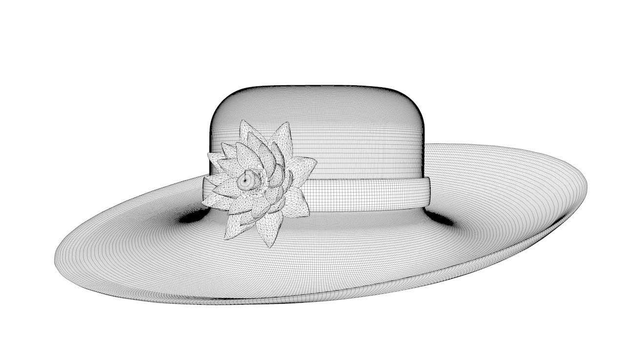 STL file Leather hat 🎩 (OBJ)・3D printing design to download・Cults