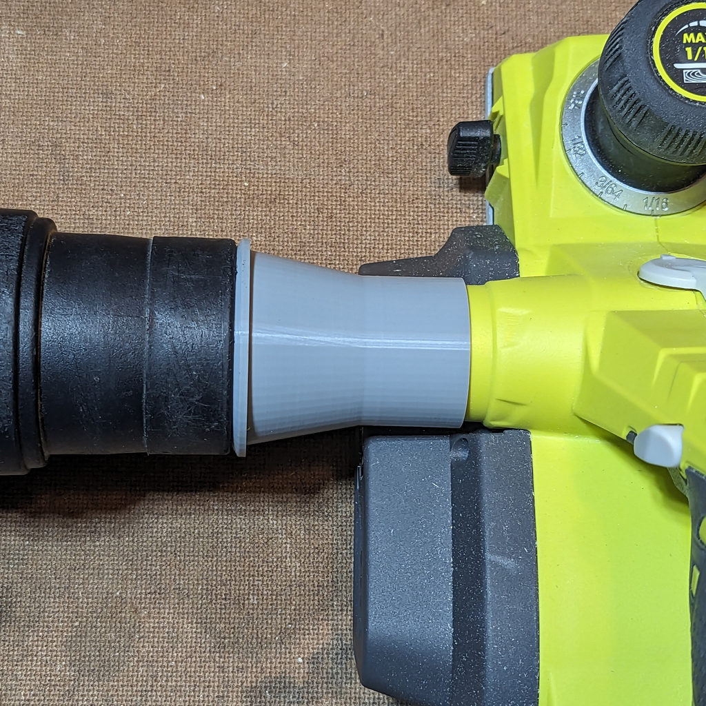 ⚙️ Shop-Vac to Ryobi Planer (P611)・Free 3D File for ・Cults