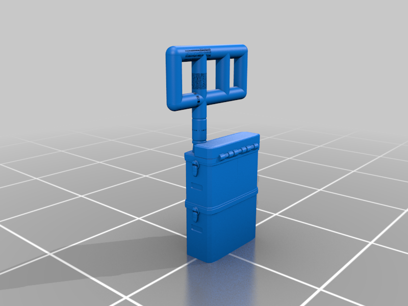 👨 SCR 300 Man Portable Radio・Archivo 3D Gratis para ・Cults
