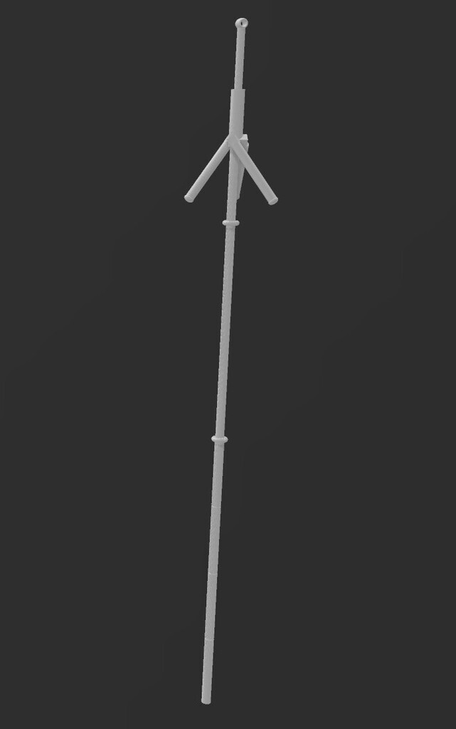 🪖 28mm OE 254 Military Antenna Assembly・Free 3D File for ・Cults