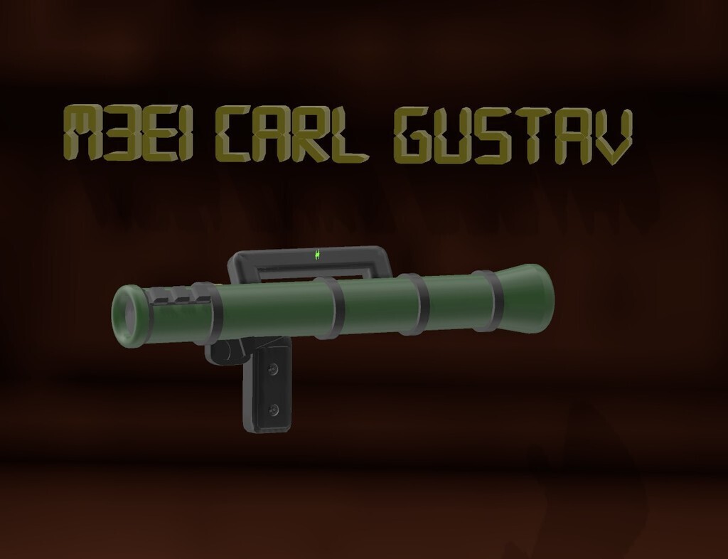 ⚔ M3E1 Carl Gustav For 28mm Miniatures・Free 3D File for ・Cults