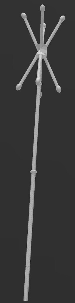 🪖 28mm OE 254 Military Antenna Assembly・Free 3D File for ・Cults