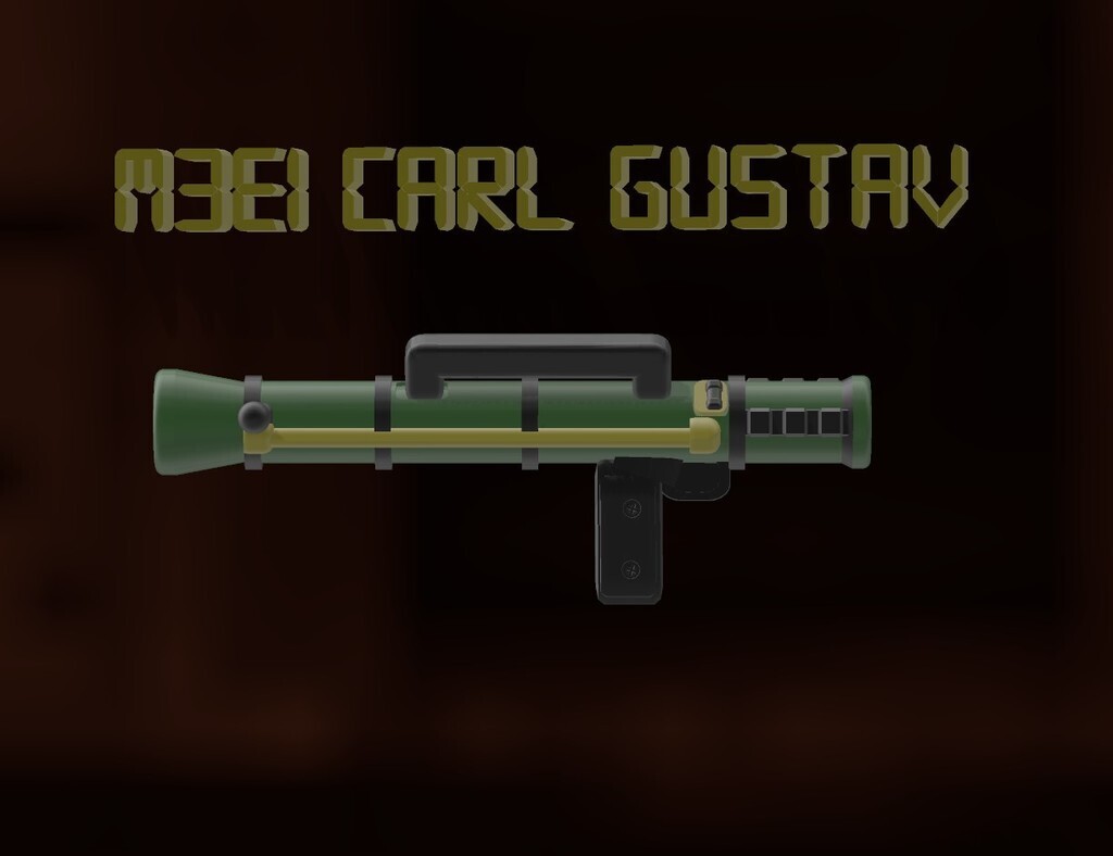⚔ M3E1 Carl Gustav For 28mm Miniatures・Free 3D File for ・Cults