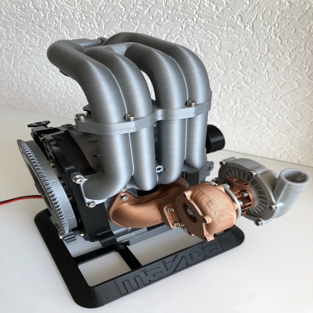 Free 3D file Display Stand For Mazda RX7 Wankel Rotary Engine 13B-REW ...