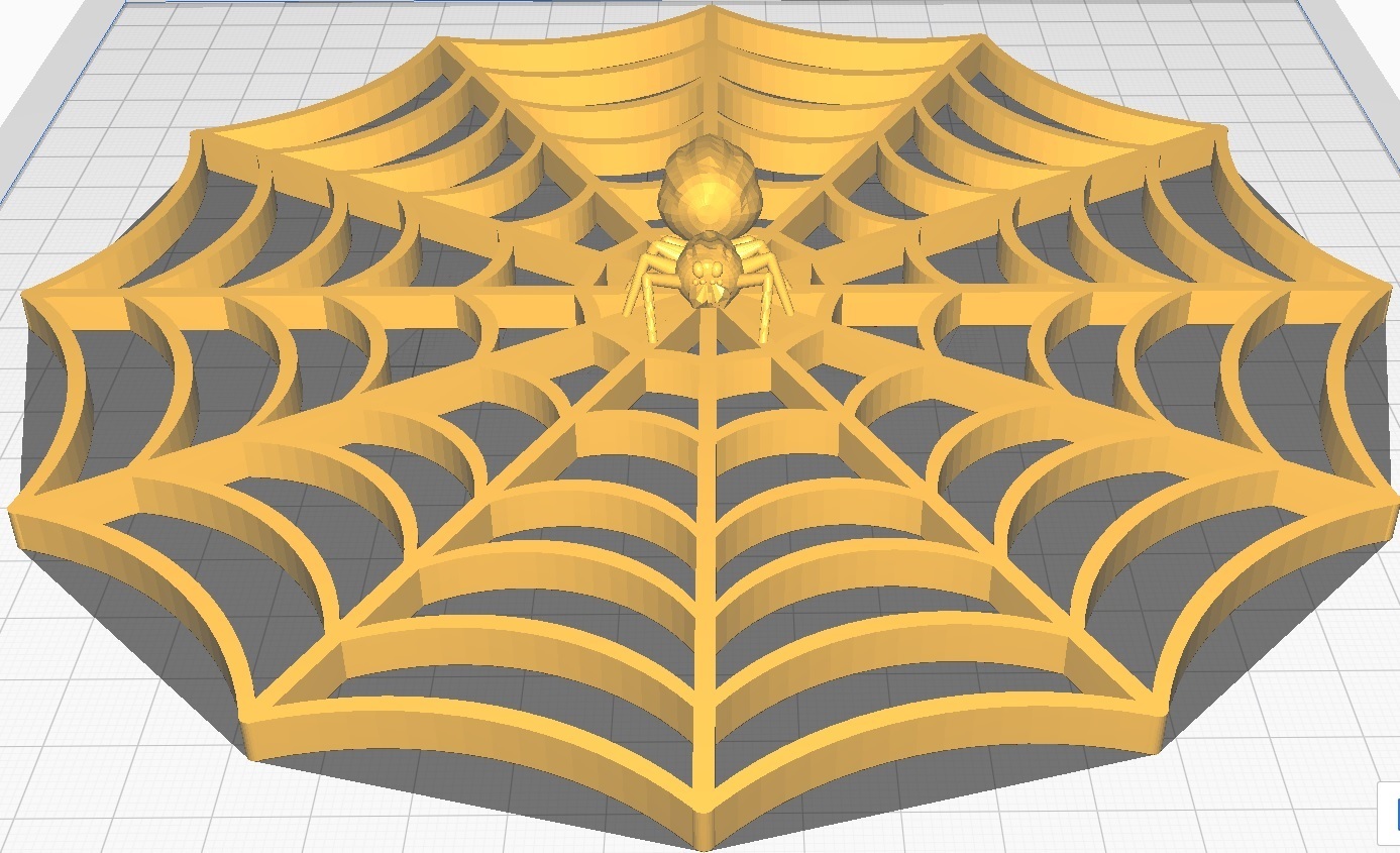 Free STL file Spider's Web 🕸️・3D print object to download・Cults