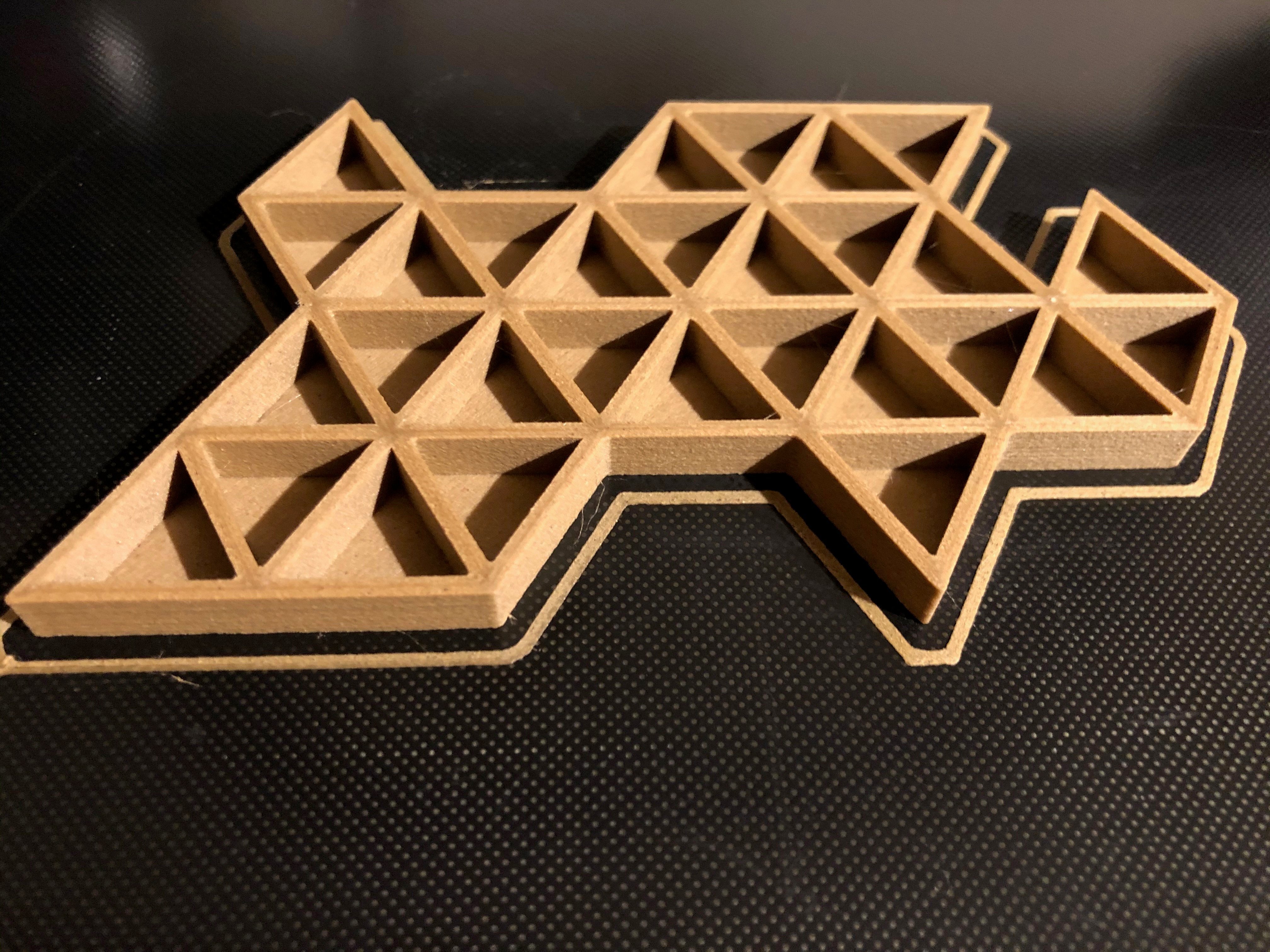 🔑 Multi-Color Key Rack (AKA Tetra-key-dron, Mosaic key holder, Tri ...