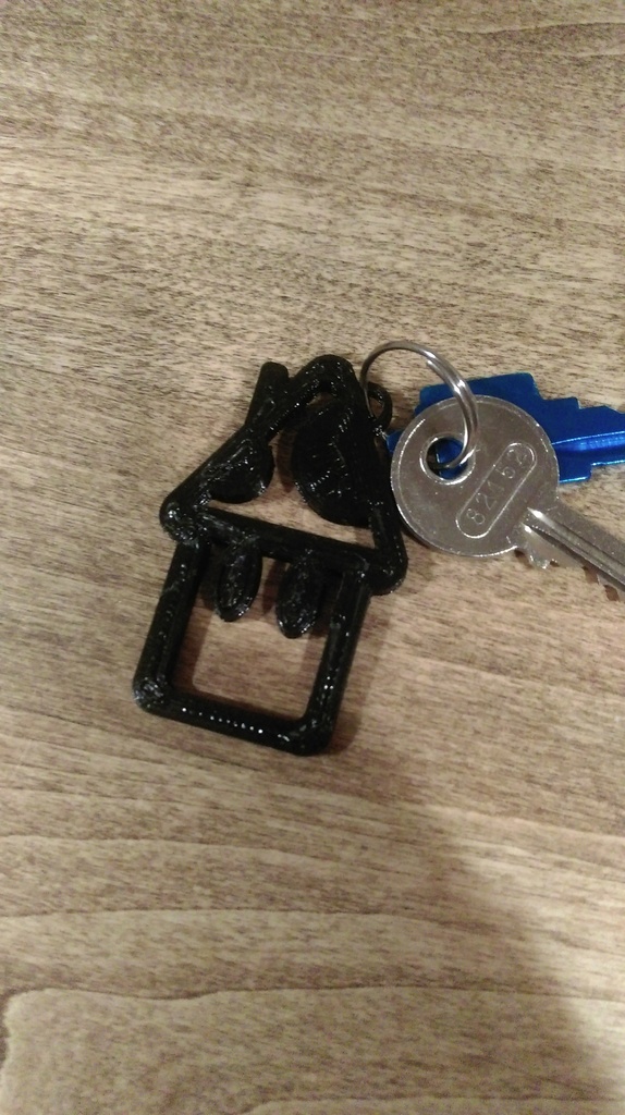 Free 3D file Mushroom House Keychain 🍄 ・3D printable object to download ...