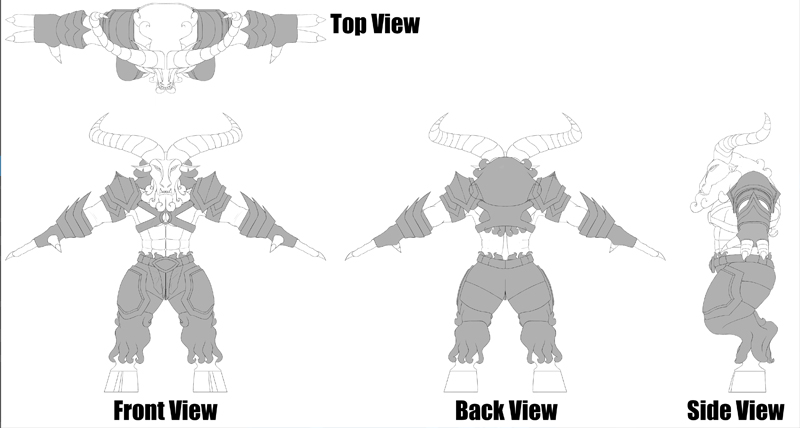 🐐 Beastman - Goat-Man - Warrior of Chaos・Free STL File for ・Cults